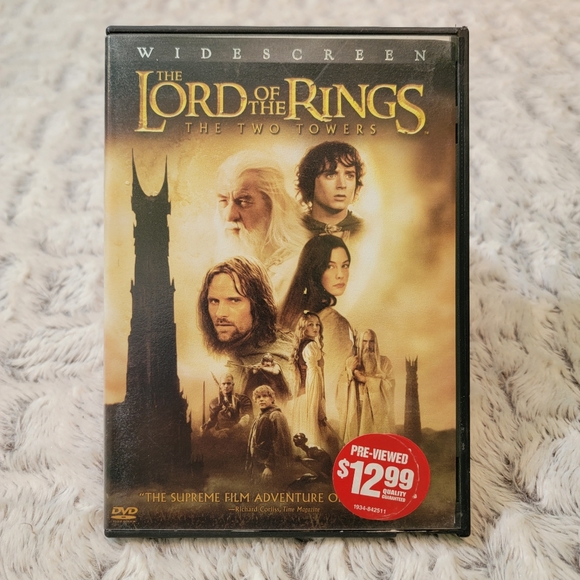 Lord of the Rings | Media | The Lord Of The Rings The Two Towers Dvd ...